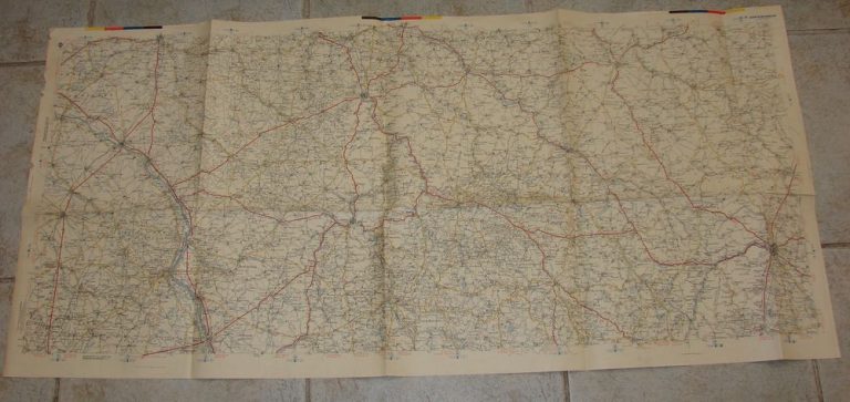 French road map of Bourgogne Franche-Comté | Histoire d antan